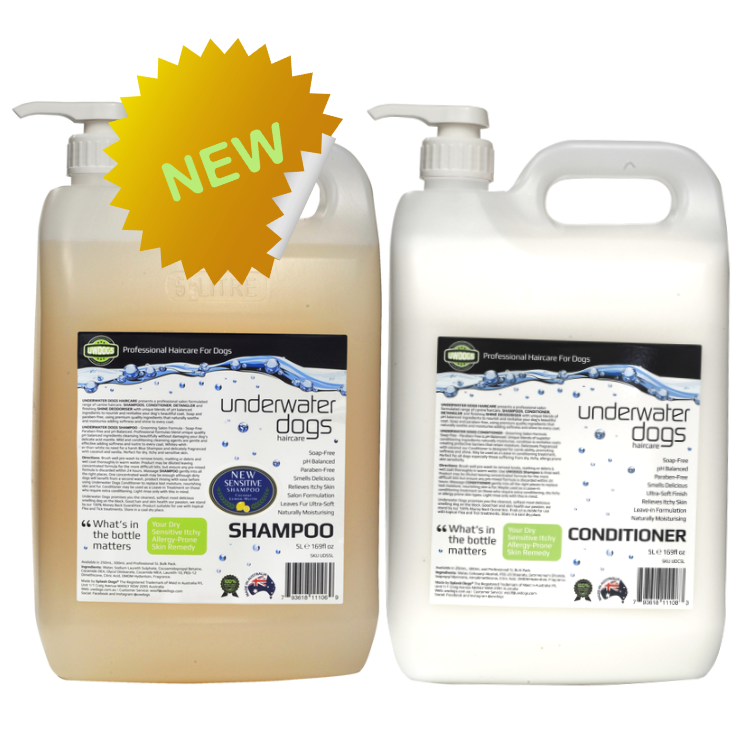 5L Sensitive Dog Shampoo & Conditioner Combo | UWDOGS Australia